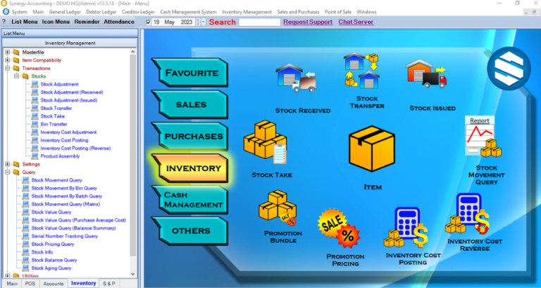 Download Demo Version | Synergy Software